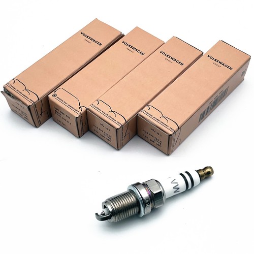 4x original spark plug for VW Golf 5 6 Jetta Passat Polo Audi A4 Avant ...