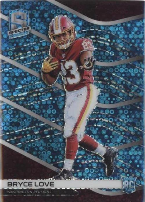 2019 Panini Spectra - Rookies Bryce Love #190 Neon Blue Prizm /60 (RC ...