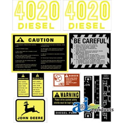 Tractor Decal set John Deere 4020 | eBay