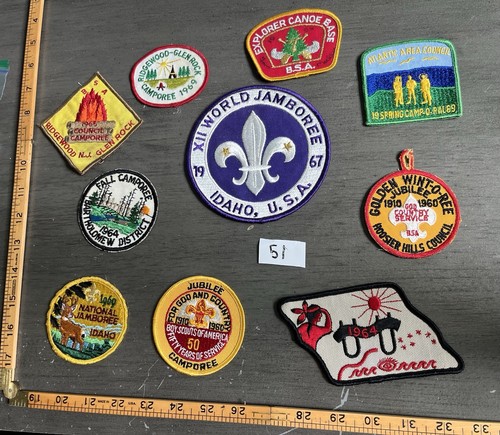 10 Vintage BSA Boy Scout Order Of The Arrow Patches All Marked 1960’s ...