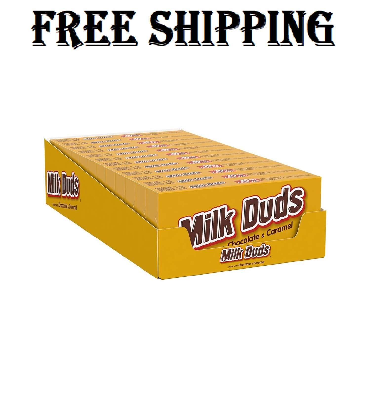 MILK DUDS Chocolate and Caramel Candy Boxes, 5 oz (12 Count) | eBay
