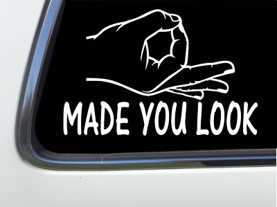 ThatLilCabin - Circle Game Hand Made You Look 6" vinyl sticker decal ...