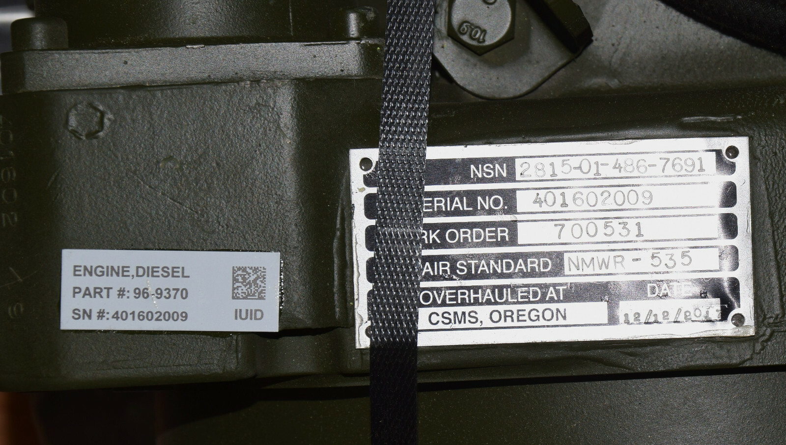 FARYMANN 43F DIESEL ENGINE 43F435 HORIZONTAL SHAFT 15HP 110 M5 96-9370 ...