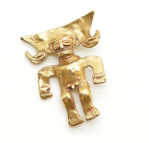 Vintage Alva Studio Museum Pin Brooch Aztec Warrior Pre Columbian ...