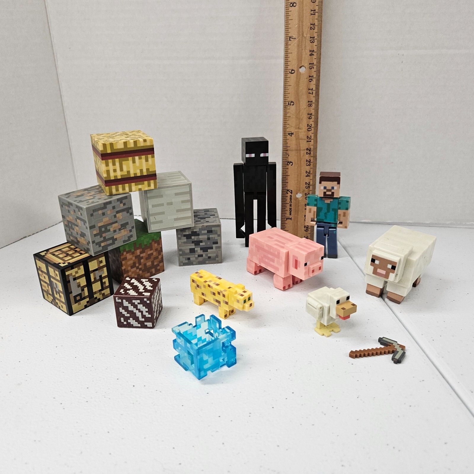 Minecraft Build a Portal 4 Inch ACTION FIGURE LOT Sheep Pig Duck ...