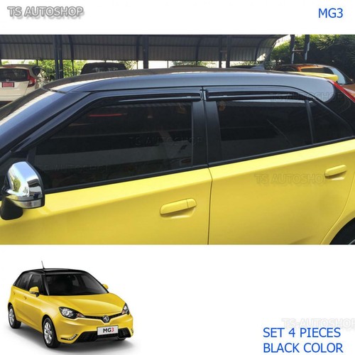 Fits MG3 MG 3 Hatchback 2016 2017 Black Visor Weather Rain Windshield ...