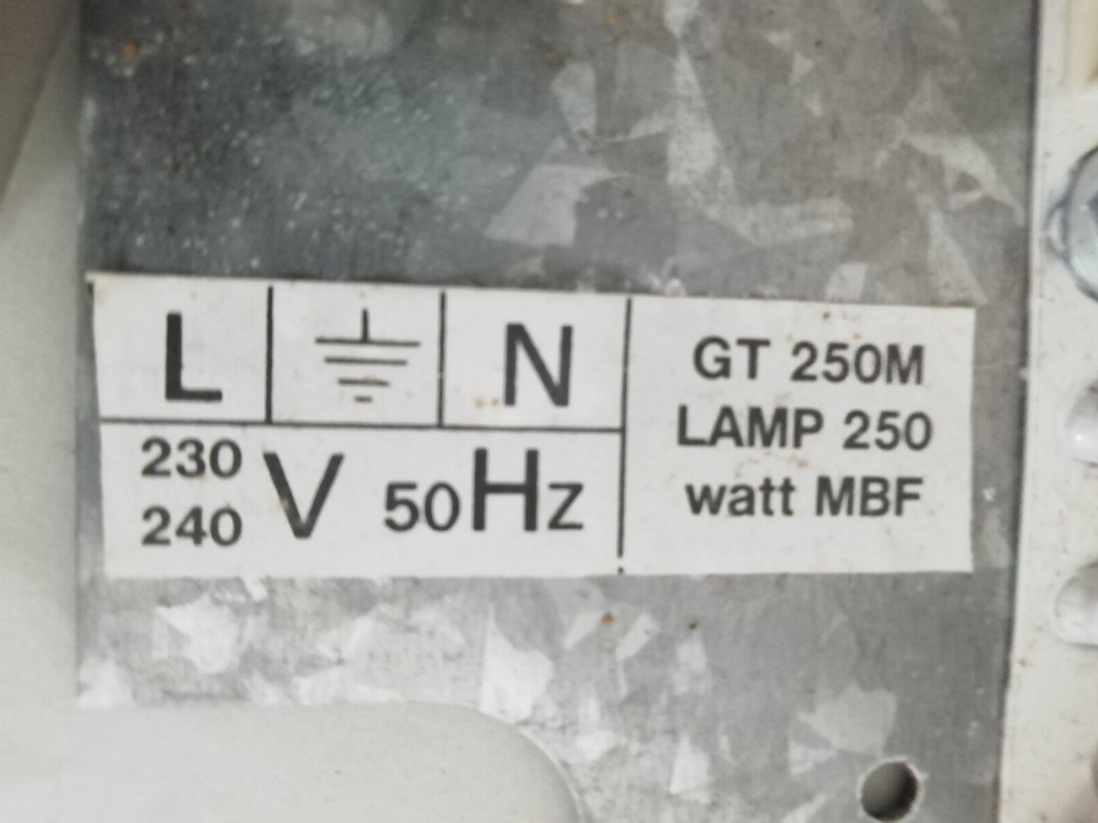 ELT REACTANCIA TIPO VMI 25/24-3 LAMPARA 250w Hg 2,15A BALLAST | eBay UK