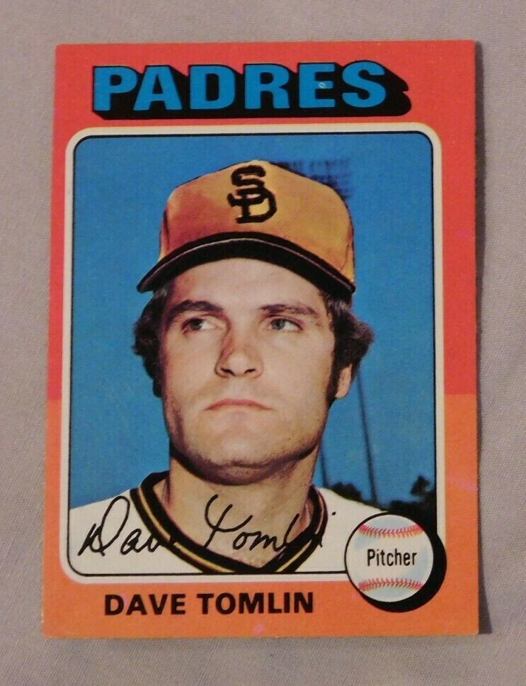 1975 Topps #578 Dave Tomlin San Diego Padres Baseball Card ex-mt | eBay