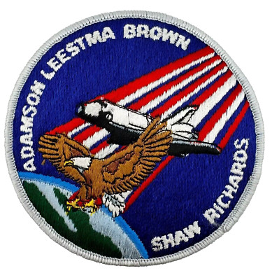 NASA Space Shuttle Mission Patch Adamson Leestma Brown Shaw Richards ...