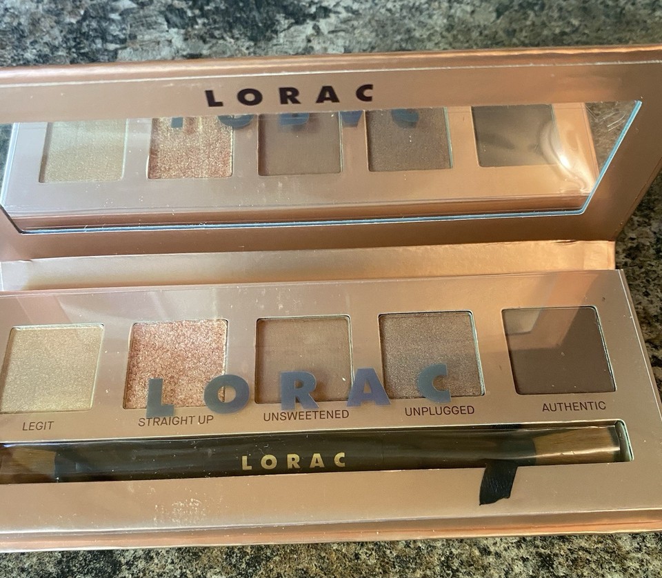 Lorac Unzipped Unfiltered Eye Shadow Palette with Dual-Ended Brush 0 ...