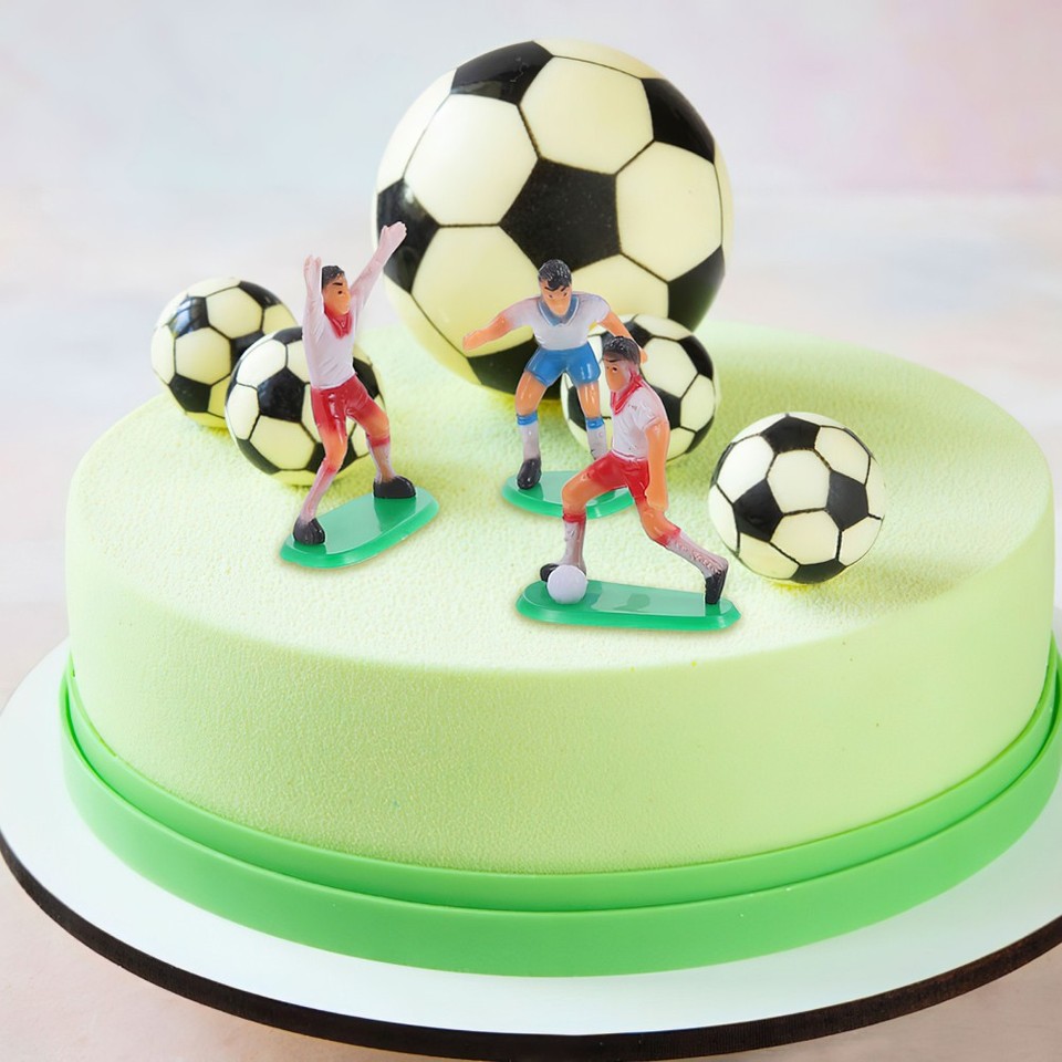 1 Set Cake Decor Soccer Cake Decoration Soccer Themed Landscape Decors ...