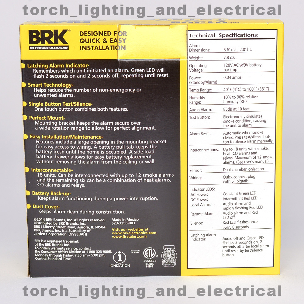 BRK First Alert 9120B Smoke Detector for sale online | eBay