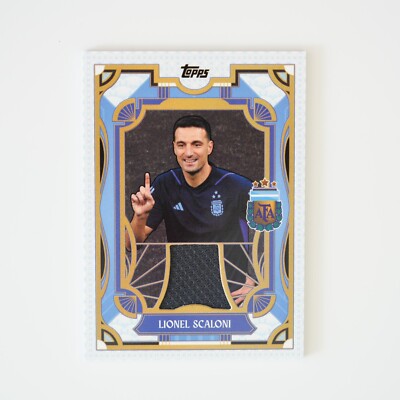 2024-25 Topps Argentina Team Set Tango Relics Lionel Scaloni #TR-LS | eBay