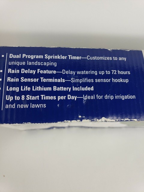 Orbit WaterMaster 6 Station Indoor Sprinkler Timer Model 57196 for sale ...