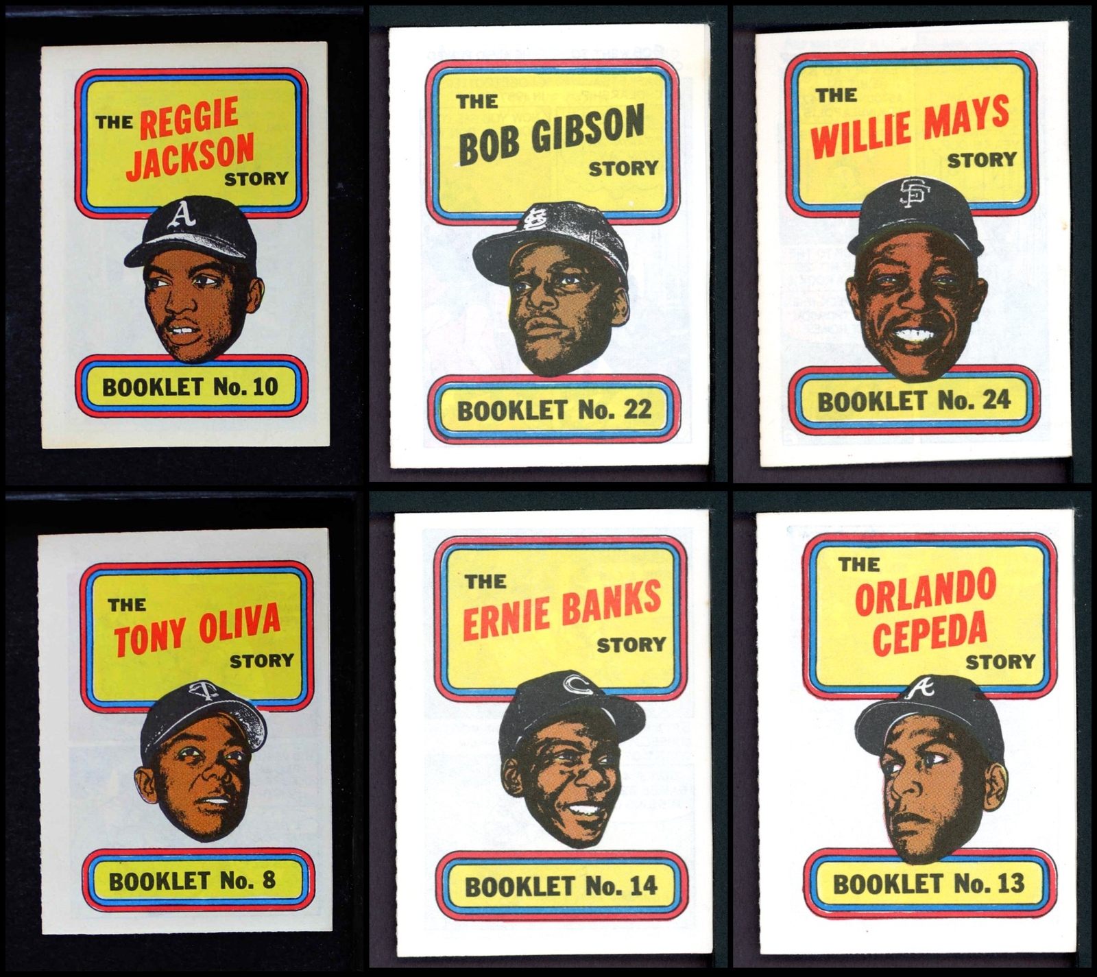 1970 Topps Baseball Booklets Complete Set 6 - EX/MT 5566230 | eBay