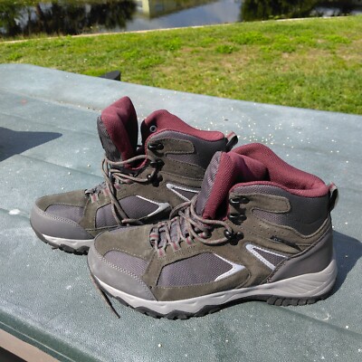 adventure ridge avs/tex womens gray outdoor hiking boots size 9 | eBay