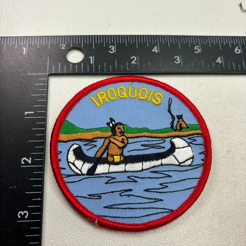 Native American Indian IROQUOIS Canoe Lake Patch 00SN | eBay