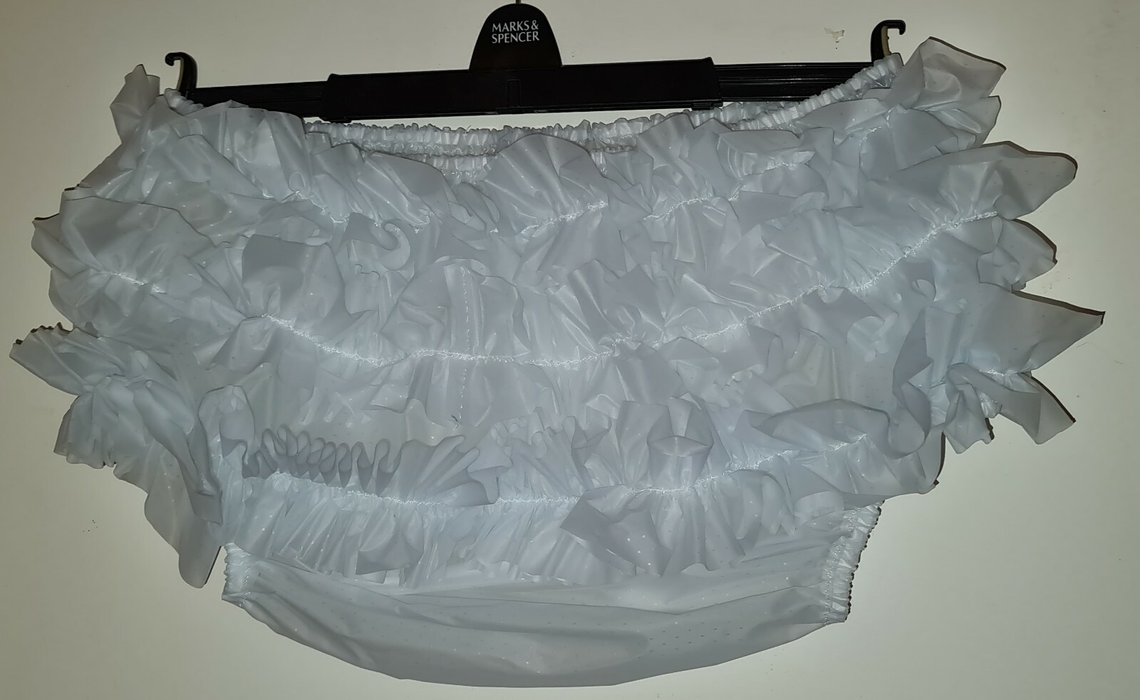 NEW ADULTBABY size PVC RUFFLED FRILLY PANTIES SISSY diaper nappycover ...