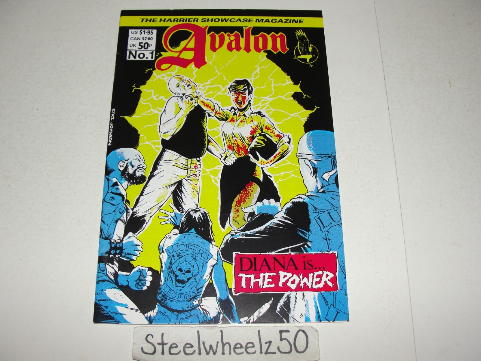 Avalon #1 Comic Lot 1986 Harrier Comics Janet Kane Rob Sharp Staz ...