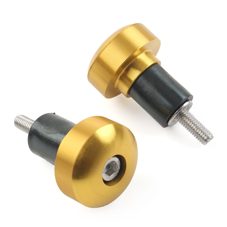 Handlebar Grips Bar End Slider Cap for YAMAHA YZFR1 YZF-R1 Gold US | eBay