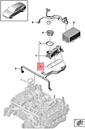 Genuine PORSCHE Cayenne Macan Panamera 95B 971 97A Seal 9A710351710 | eBay