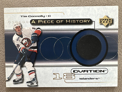 Tim Connolly 1999-00 Upper Deck Ovation A Piece of History #POH-TC Puck ...