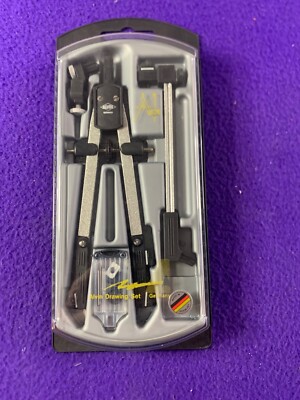 Alvin Art Drawing Set 702V compass speed bow 6"univ. beam made in ...