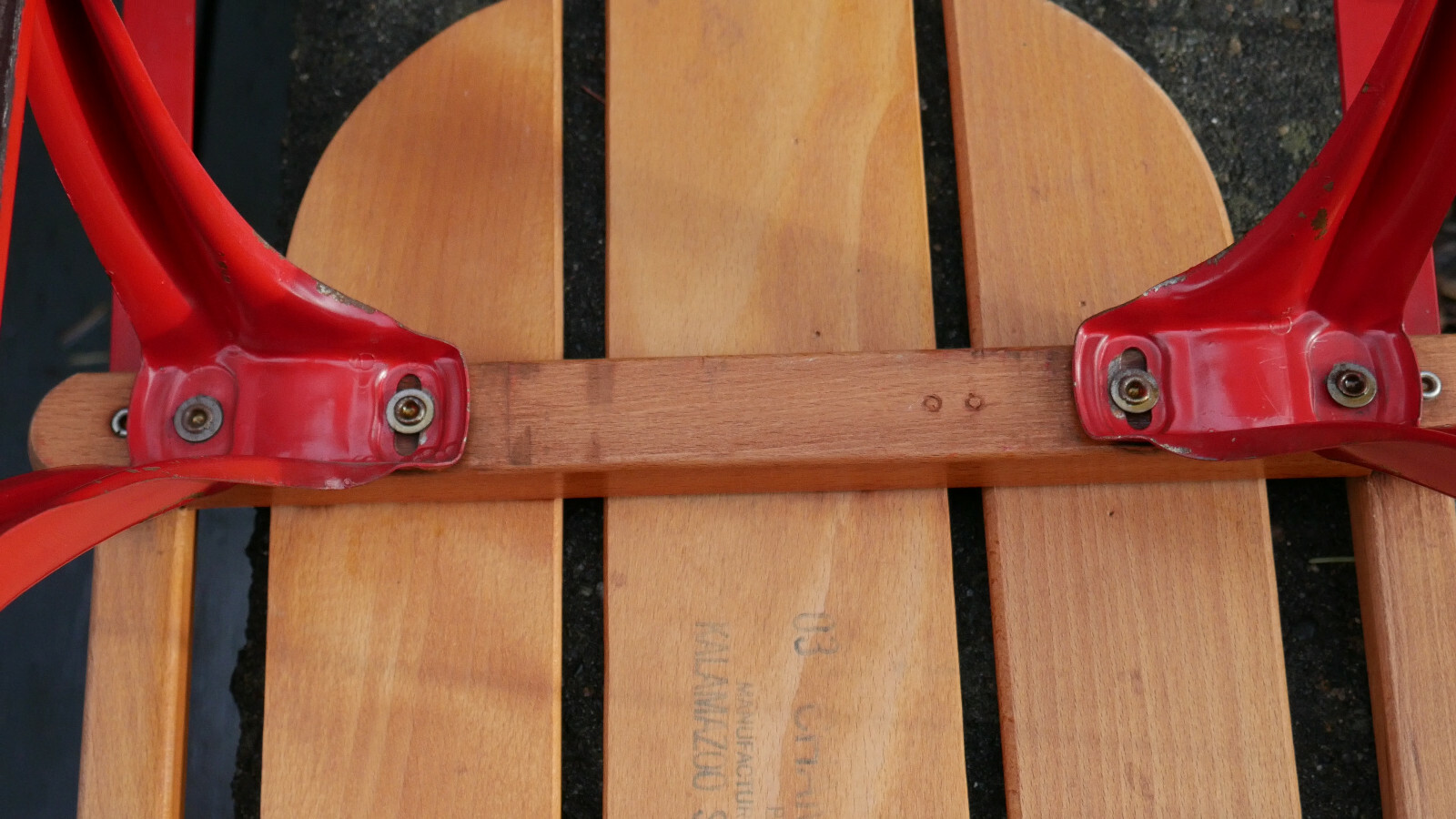 Vintage 1940's Kalamazoo Champion 03 Sled - Excellent Shape - | eBay