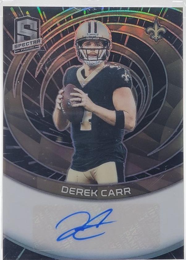 2023 Panini Spectra - Signatures Derek Carr #SIG-DCA Hyper Prizm /60 ...