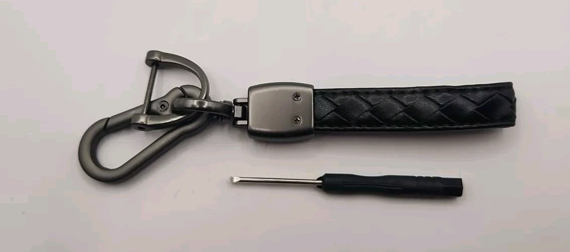 Honda Leather Keychain Car Key Ring With D Ring Fob Holder NEW | eBay