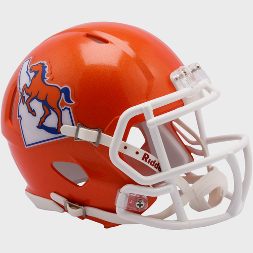 BOISE STATE BRONCOS NCAA Riddell SPEED Authentic MINI Football Helmet ...