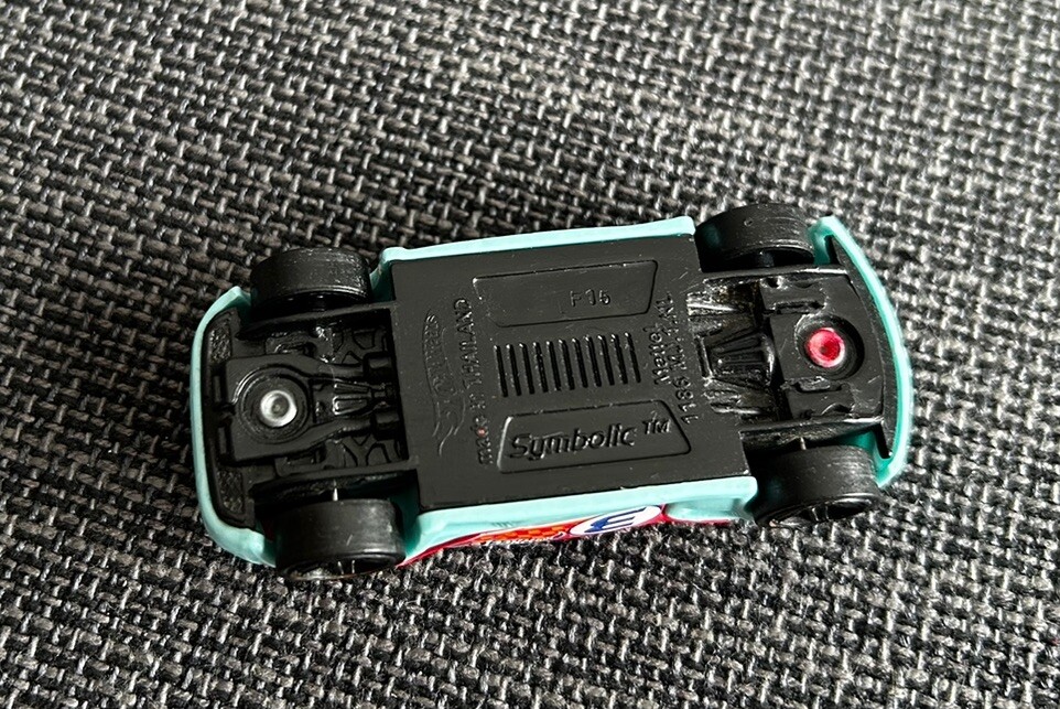 Nice Hot Wheels Die Cast Race Car Symbolic in Red and Blue number 3 | eBay
