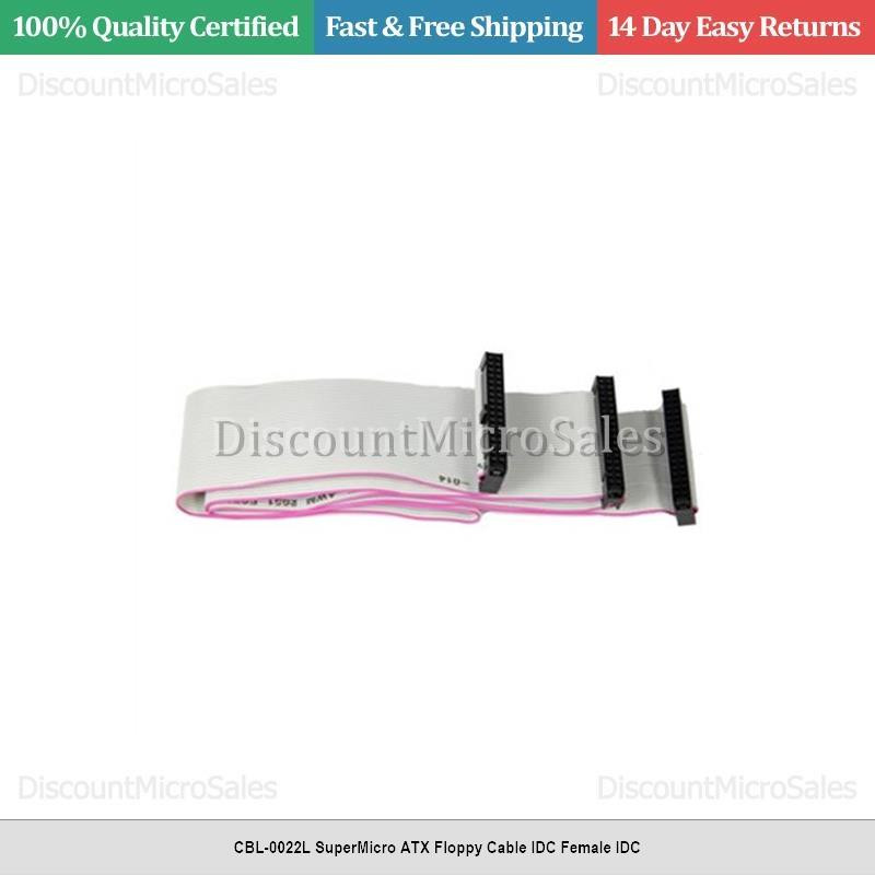 CBL-0022L SuperMicro ATX Floppy Cable IDC Female IDC | eBay