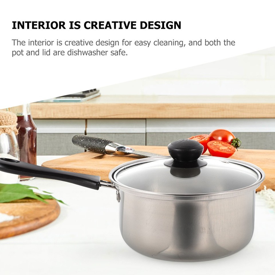 Small Cookware Soup Pot Stainless Steel Pots Set Cooking Gas Stove ...
