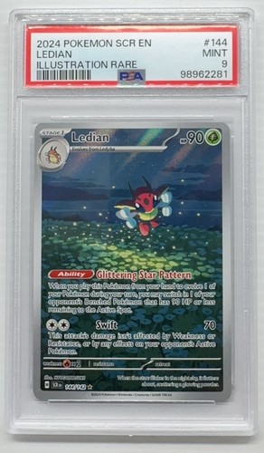 2024 Pokemon Scarlet & Violet Stellar Crown Ledian #144/142 PSA 9 | eBay