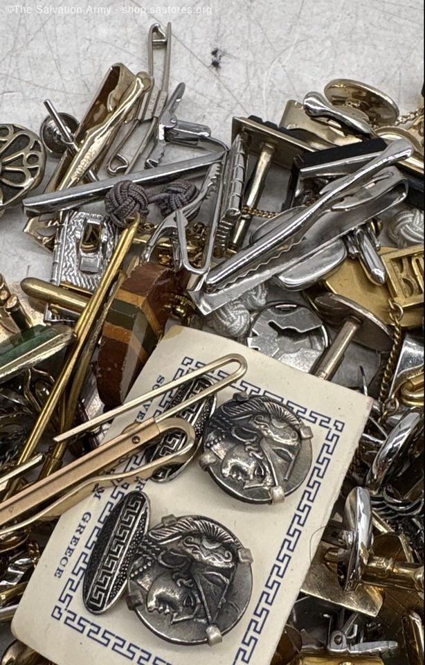 5LB Bulk Lot Men's Silver/Gold Tone Costume Cuff Links | eBay