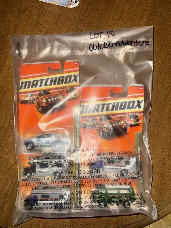 Lot Of 5 Matchbox New In Box Cars Outdoor Adventure Series | eBay