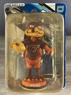 HOKIE BIRD Virginia Tech VT Hokies Football 3” Mini Mascot Bobblehead ...