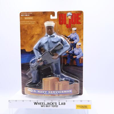 U.S. Navy Serviceman African American GI Joe 12" 1997 Hasbro Action ...
