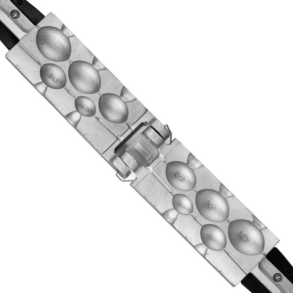 Lightweight Fishing Weight Mold for Lead Sinker Production - 1oz to 5oz ...