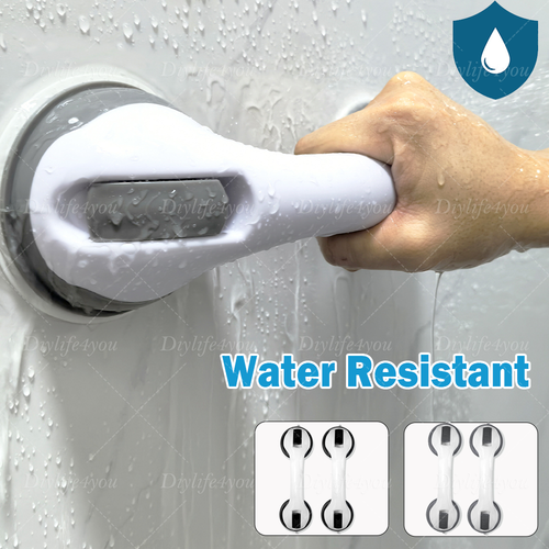 2 Pack Safety Bathroom Aid Bath Shower Grip Grab Suction Towel Rail Bar ...