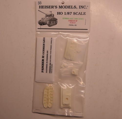 Heiser's Models, Inc. HO 1/87 German Light Tank Series Resin Kit 405 | eBay