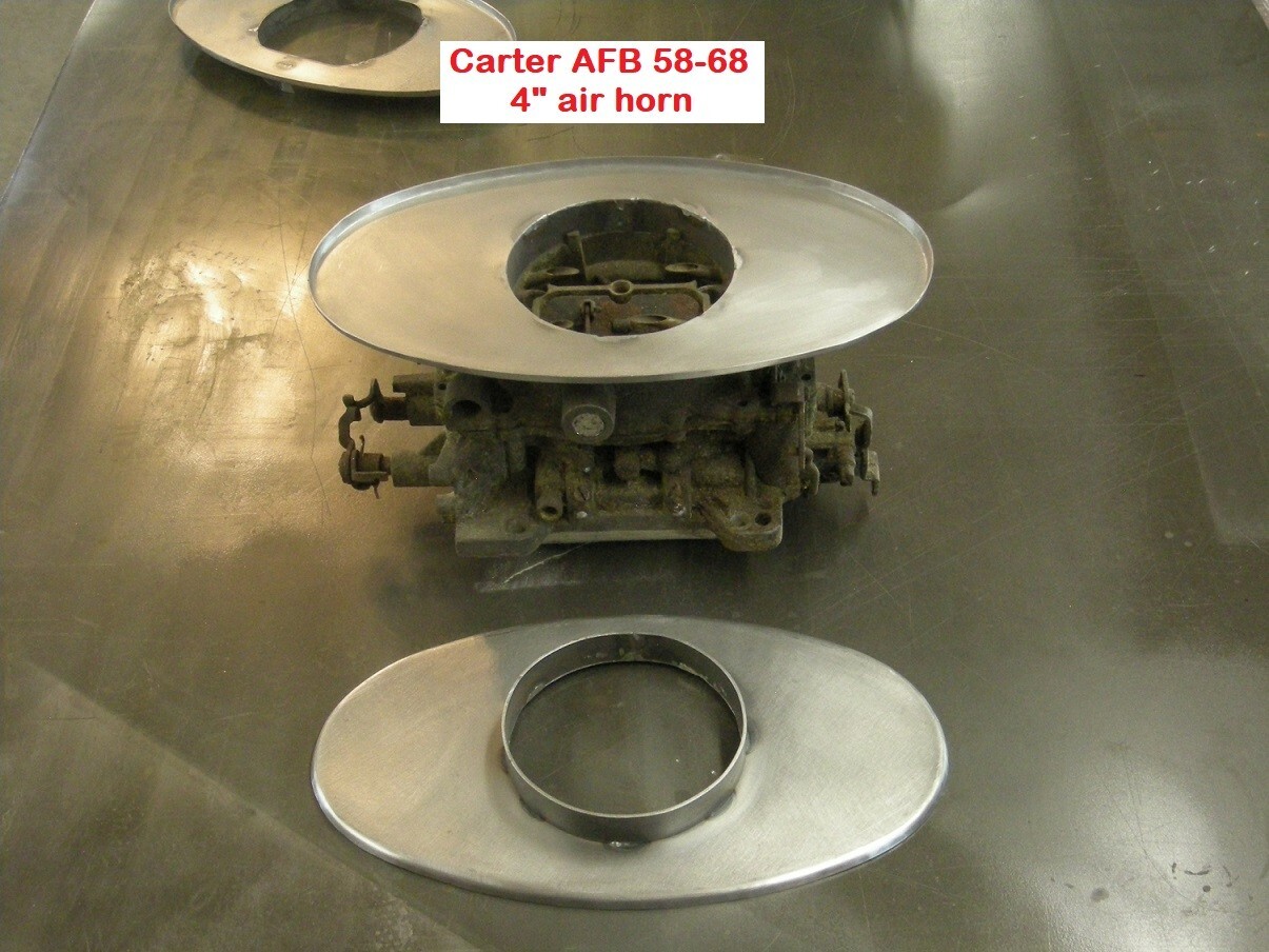 1958 to 1962 Plymouth Dodge Chrysler dual quads metal oval air cleaner ...