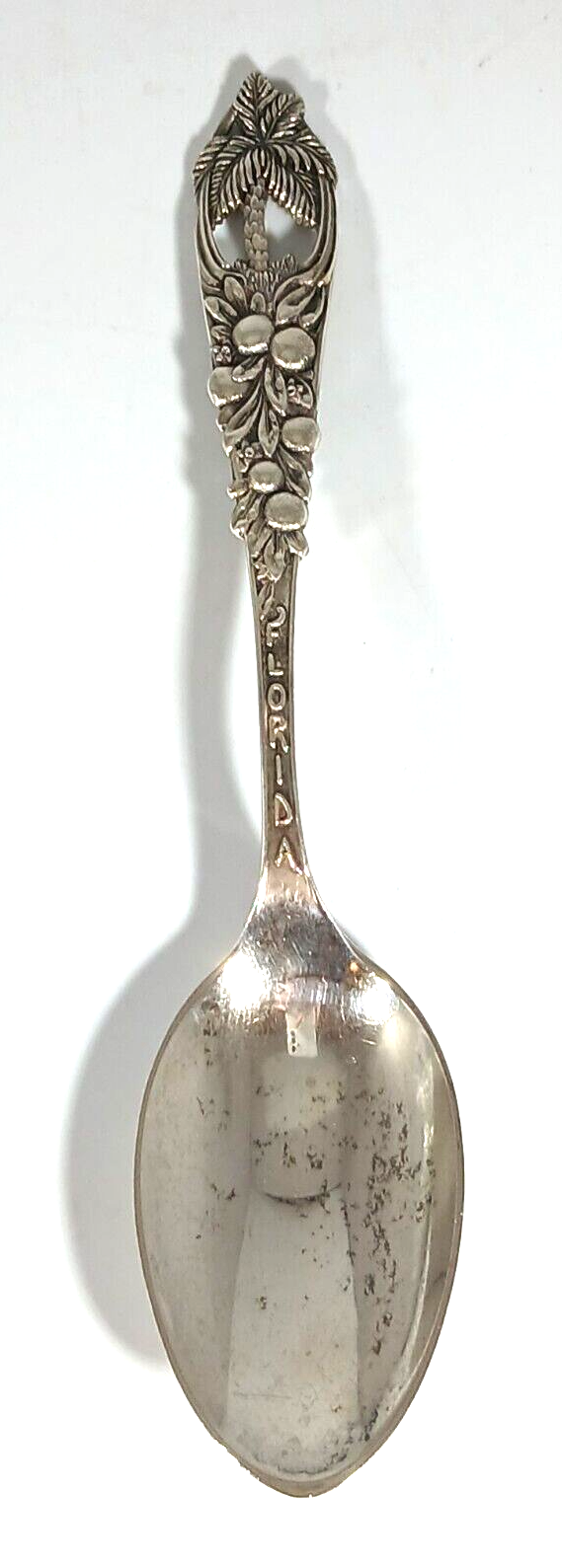 Lunt Silver sterling pierced fruit tree Florida souvenir teaspoon 5 3/4 ...