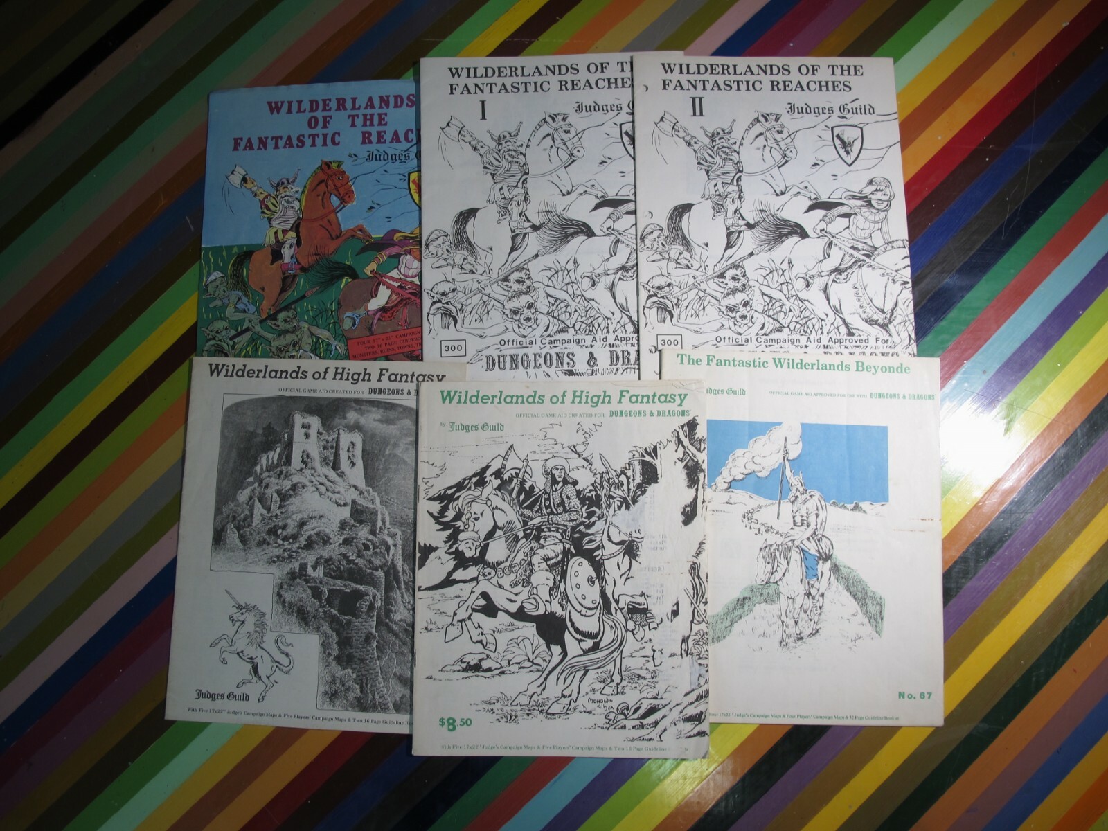 vtg 1970s 1980s RPG Judges Guild D&D modules aids Ephemera + TSR | eBay