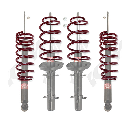 FCS 4 STRUTS & VOGTLAND LOWERING SPRINGS for E83 BMW X3 2.5i 3.0i 3.0si ...