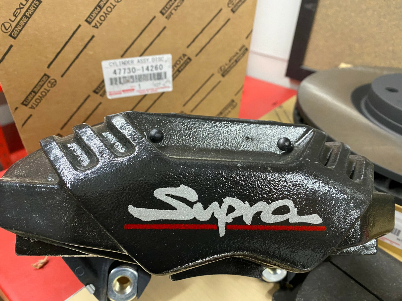 1993-1998 TOYOTA MK4 SUPRA 3.0L TWIN TURBO NEW OEM GENUINE FRONT BRAKE ...