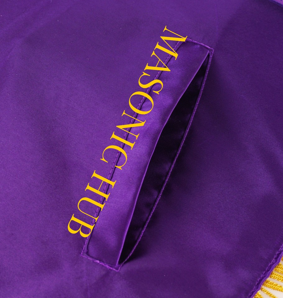 MASONIC OES GRAND PATRON 100% LAMBSKIN APRON HAND EMBROIDERED WITH ...