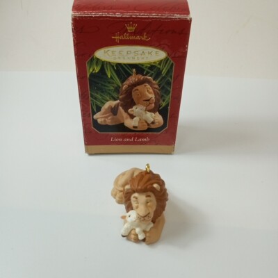 Vintage Hallmark Keepsake Ornament Lion and Lamb | eBay