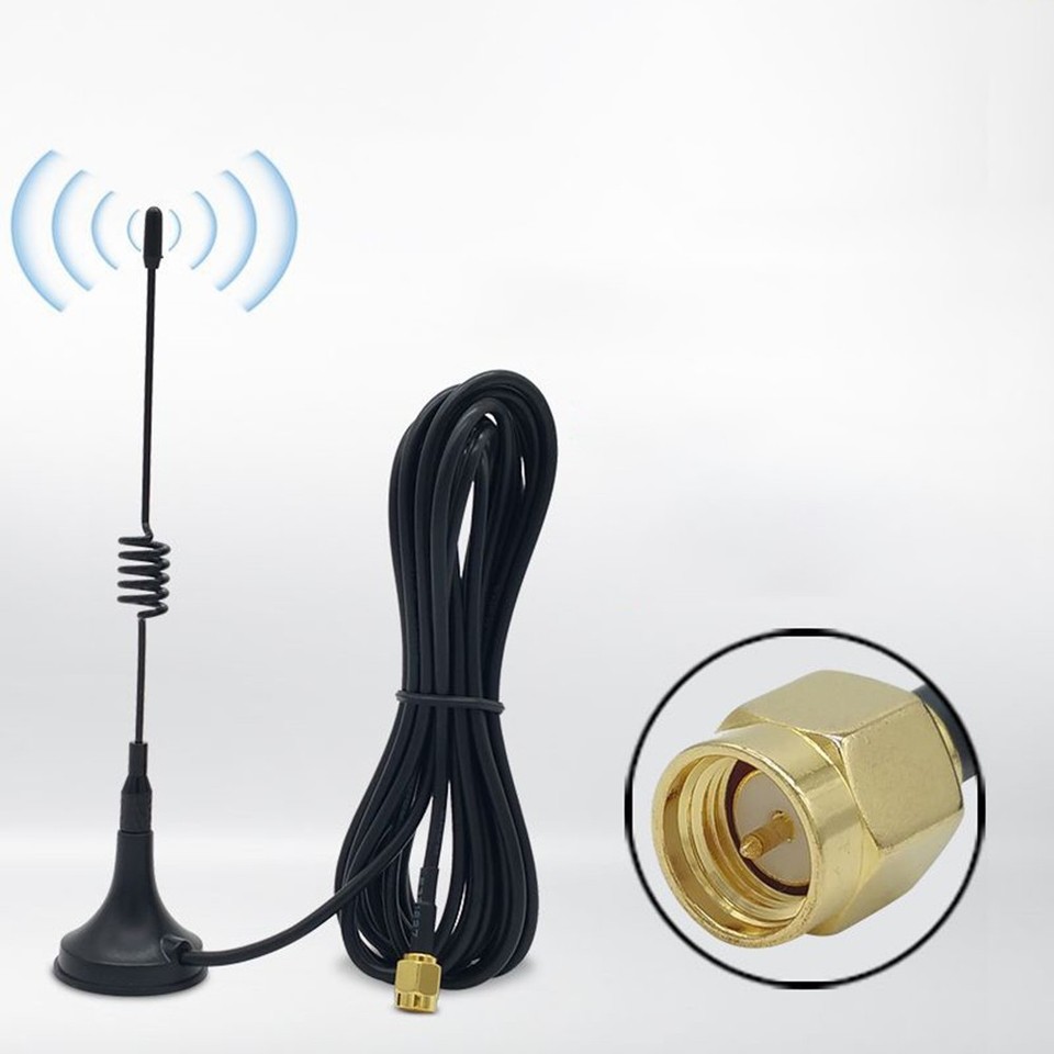Effective Car Radio Signal Antenna with Magnetic Base and Length 300cm ...
